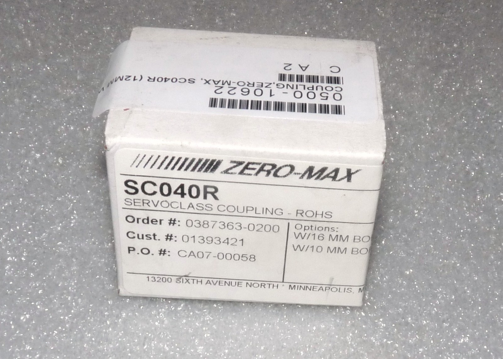 ZERO-MAX SC040R COUPLING SERVO CLASS SC SERIES 16MM 10MM BORE NEW | eBay