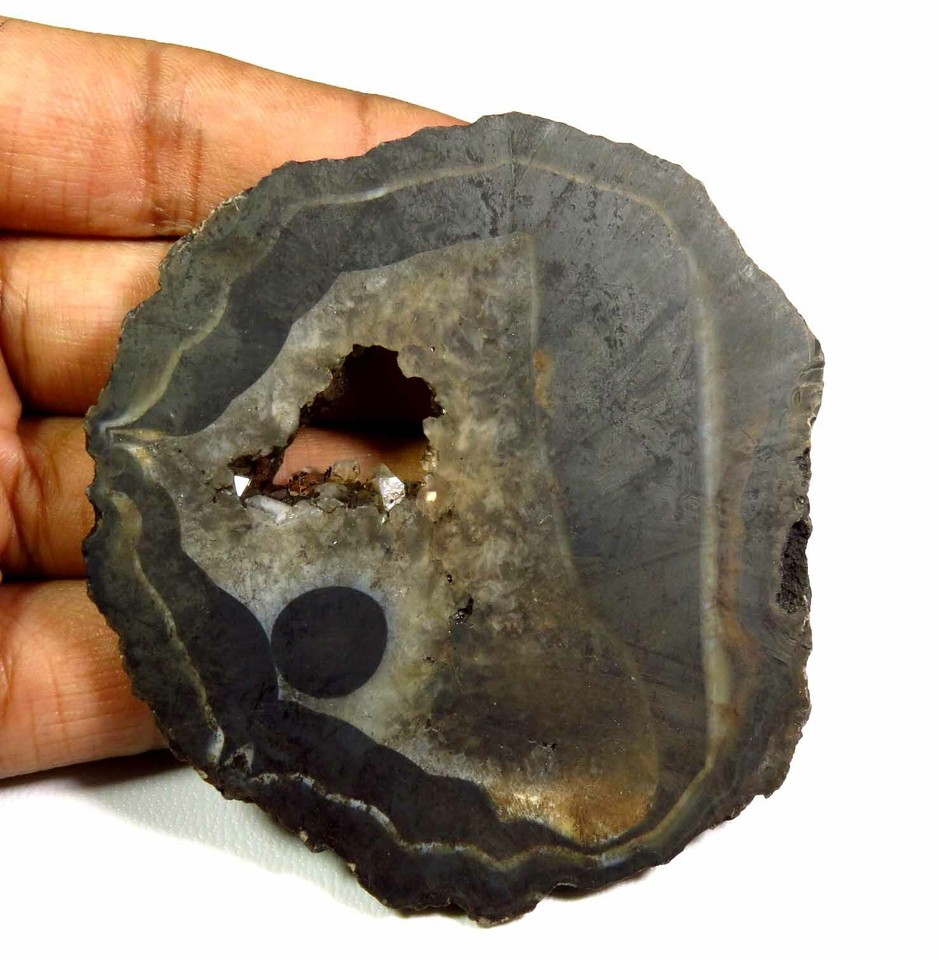 Natural Geode Slice Agate Gems Slice 75-417 Cts Smooth Polished ...
