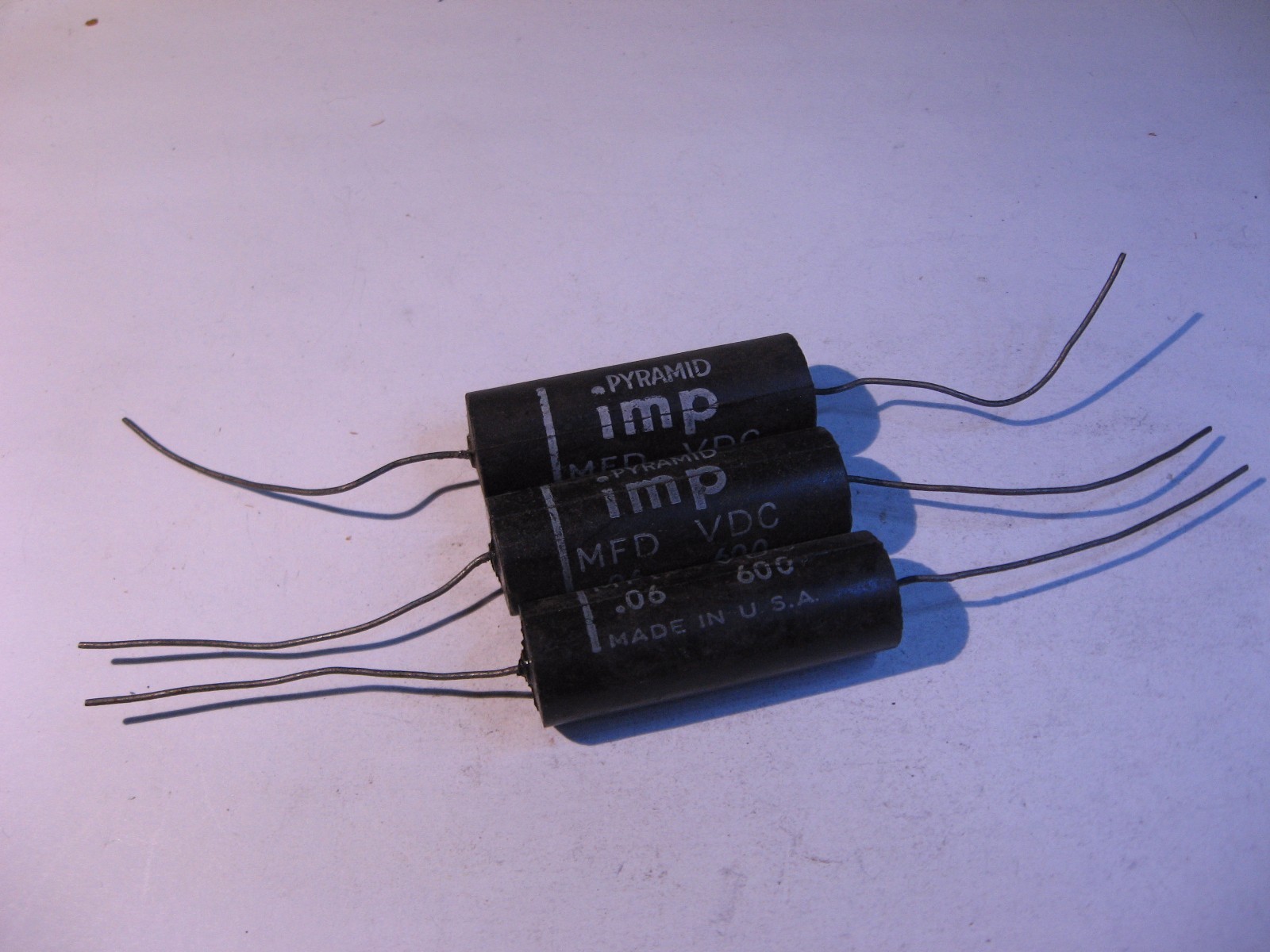Pyramid Capacitor .06uF 600VDC IMP Plastic Body - NOS Qty 3 | eBay