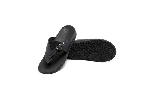 FOOT BIO-TEC Orthotic Thongs—— Sooth Black | eBay Australia