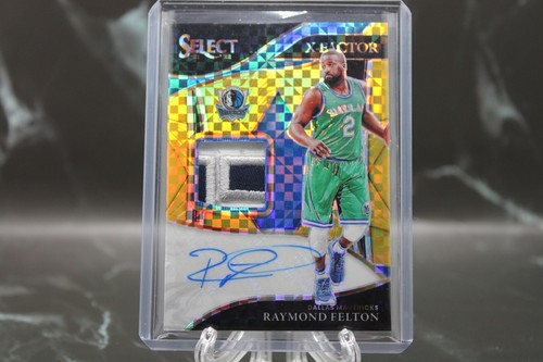 2021-22 Panini Select RAYMOND FELTON DALLAS MAVERICKS X-Factor Gold ...
