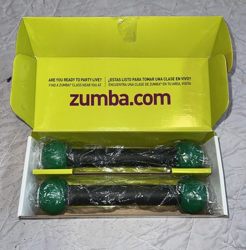 Zumba 1 lb Toning Sticks Shaker Weights (Set of 2) New (see full ...