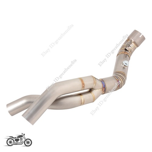 Mid Exhaust Connect Pipe Titanium Alloy Tube Slip On For Yamaha YZF-R1 ...