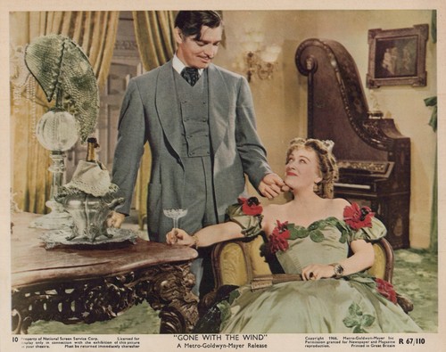 HOLLYWOOD BEAUTY Barbara O'Neil + CLARK GABLE STUNNING PORTRAIT 1967 ...