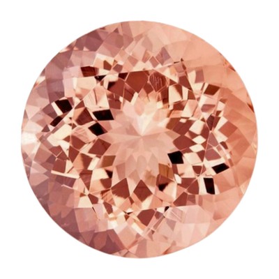 Morganite Round Cut Loose Gemstone 5mm Lustrous Loose Gemstone 0.50 Cts ...