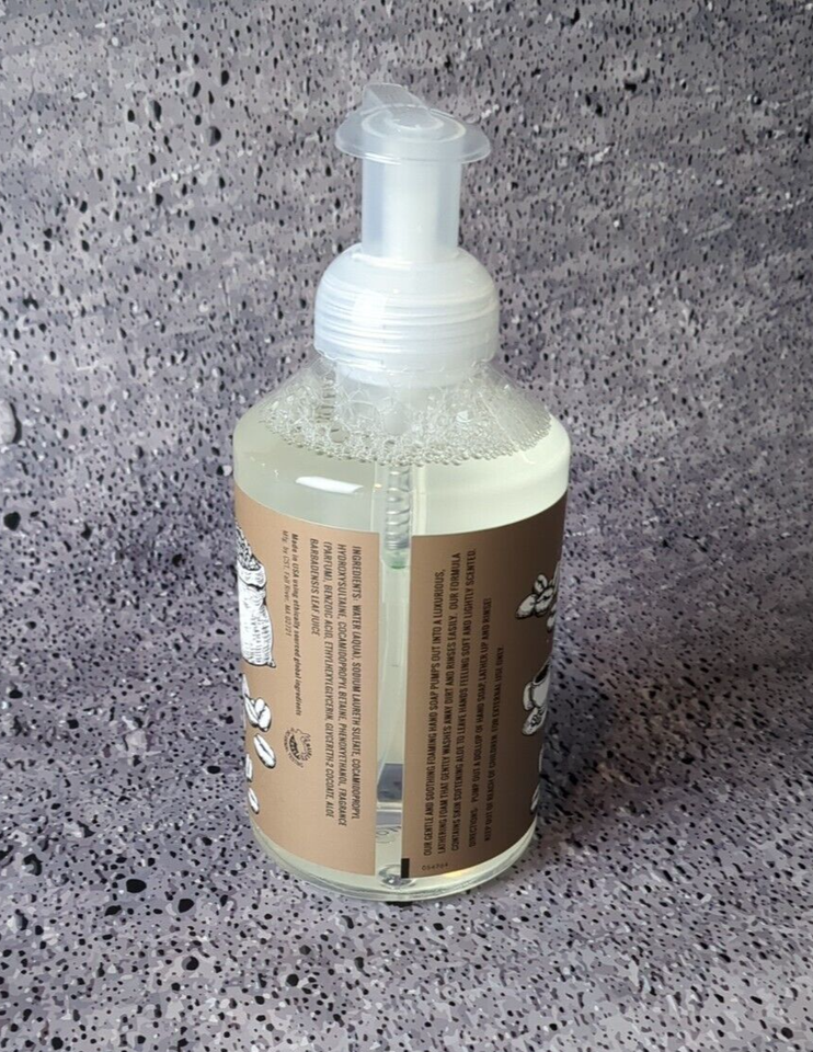 Commonwealth Soap Vanilla Coffee Bean W/ Aloe Foam Hand Wash 20 Oz ...