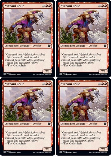 MTG - 4x NYXBORN BRUTE - Theros Beyond Death (C) | eBay