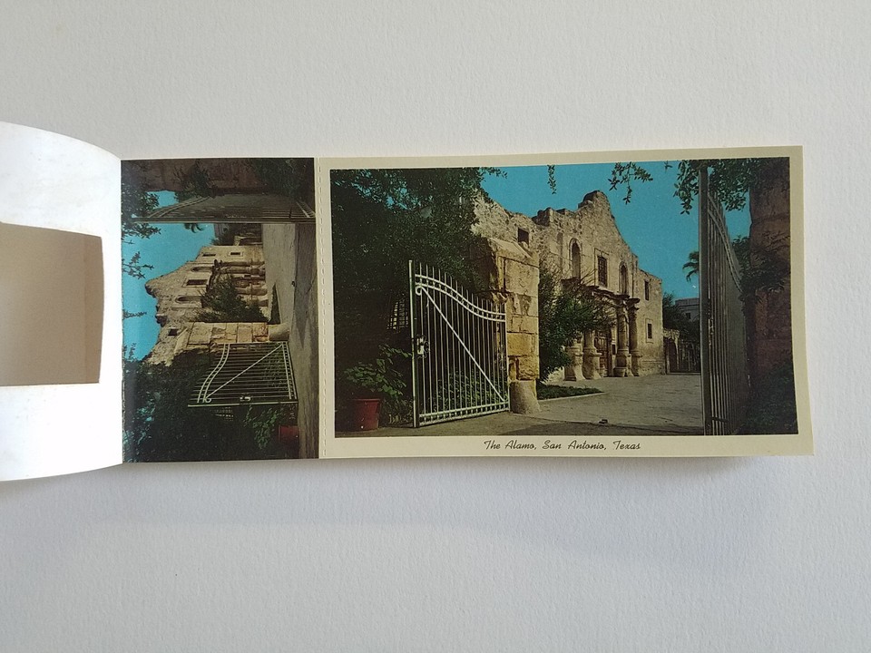 Vintage The Alamo and the Alamo Heroes Post Cards by Curteichcolor ...