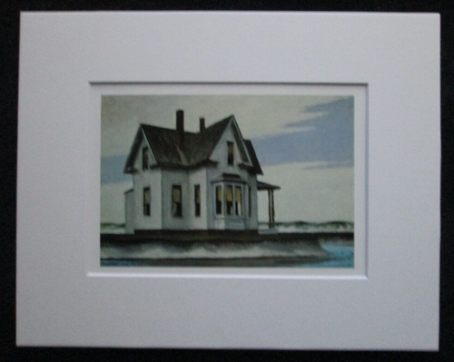 Edward Hopper- "House by an Inlet" - Matted Art Print-1930 | eBay