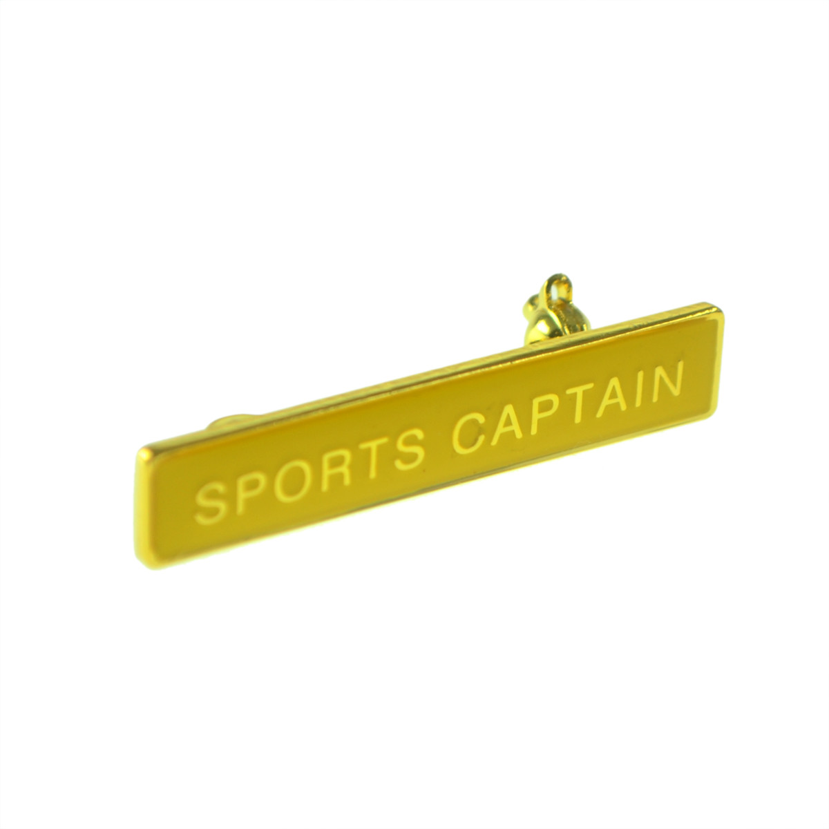Rectangular School SPORTS CAPTAIN Pin Badge in Various Colours XSBR003 ...