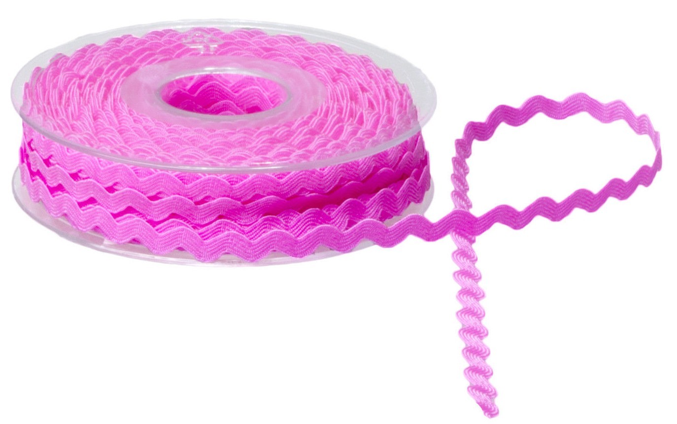 5MM RIC RAC BRAID TRIMMING, ART & CRAFTS, 20 MTR REEL, WIDE RANGE OF ...