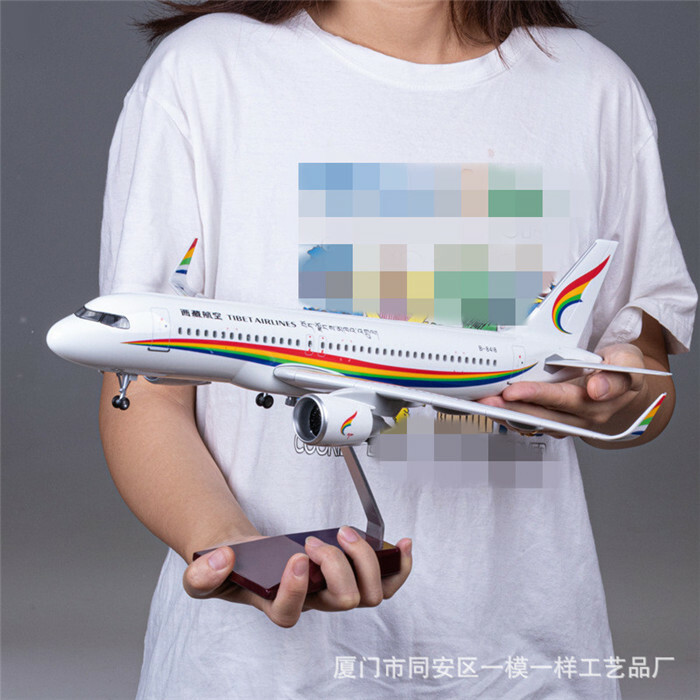 1/80 Tibet Airlines A320 neo Passanger Airplanes Aricrafts Resin Model ...