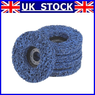 100-180mm 4-7'' Poly Strip Wheel Discs Paint Rust Remove Abrasive Angle ...