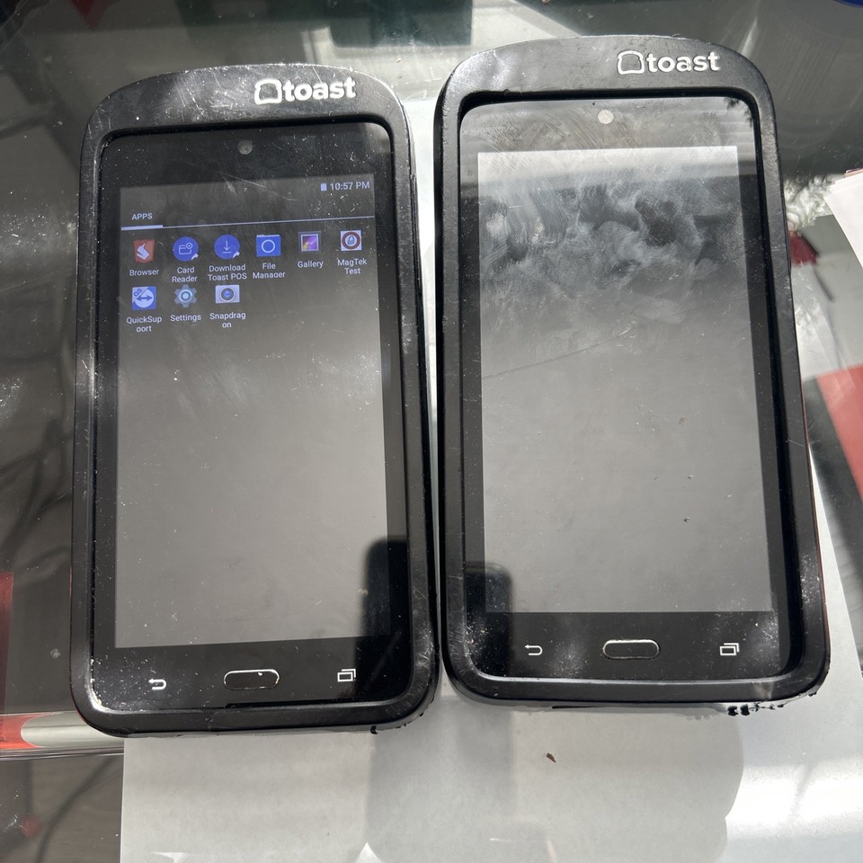 x2 TG200 Toast Flex POS Go 2 Handheld Tablet Mobile Device Tested . | eBay