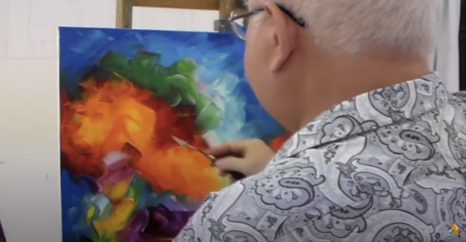 Leonid Afremov CELESTIAL TREE Oil Paint 30"x24" LIMITED EDITION GICLEE ...