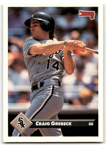 1993 Donruss Craig Grebeck Chicago White Sox #199 | eBay