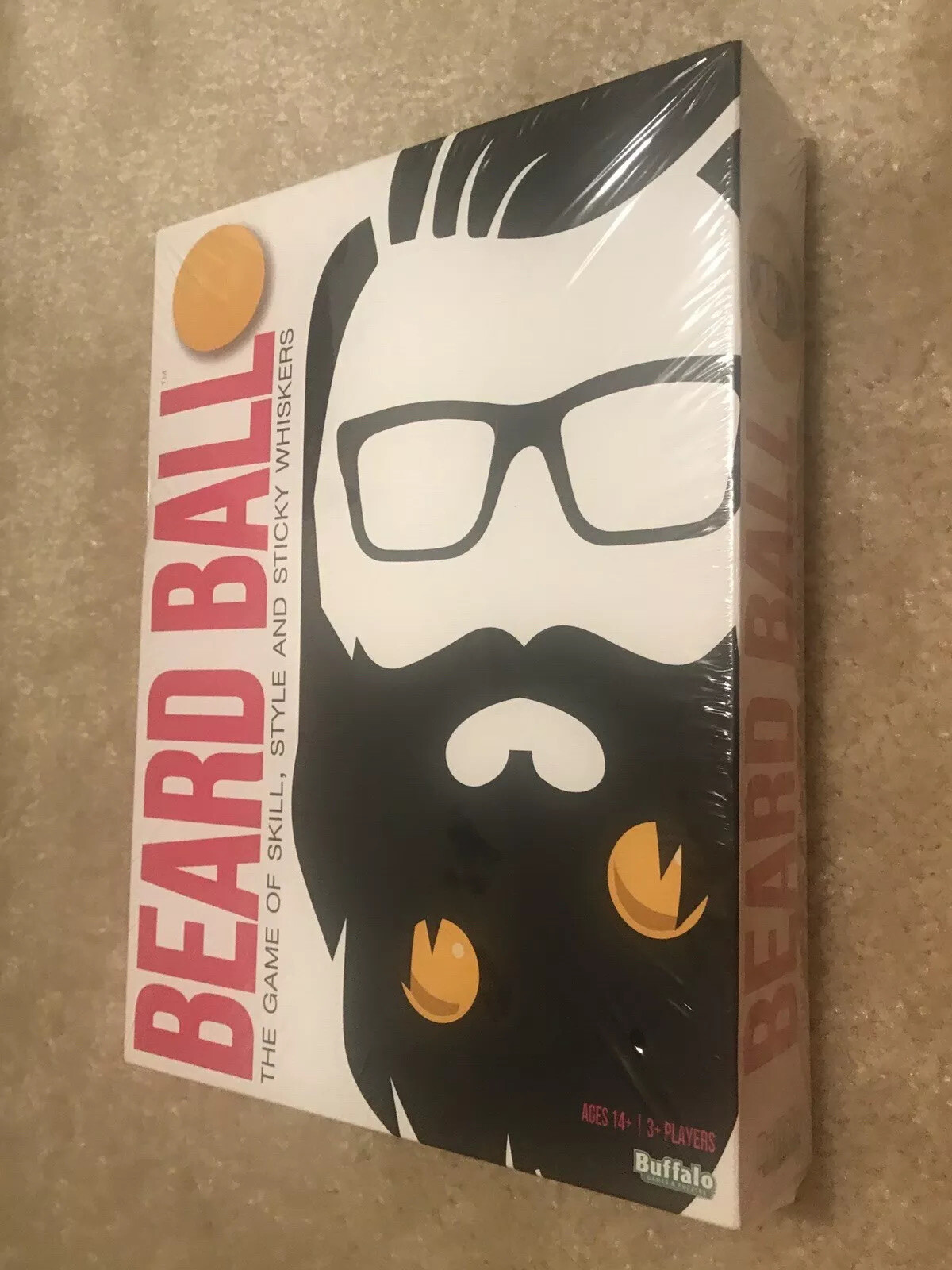 BRAND NEW Beard Ball Party Game of Skill Style & Sticky Whiskers ...