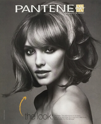PANTENE Hair Care 1-Page Magazine PRINT AD 2004 AMY BRACCO Wall Decor ...