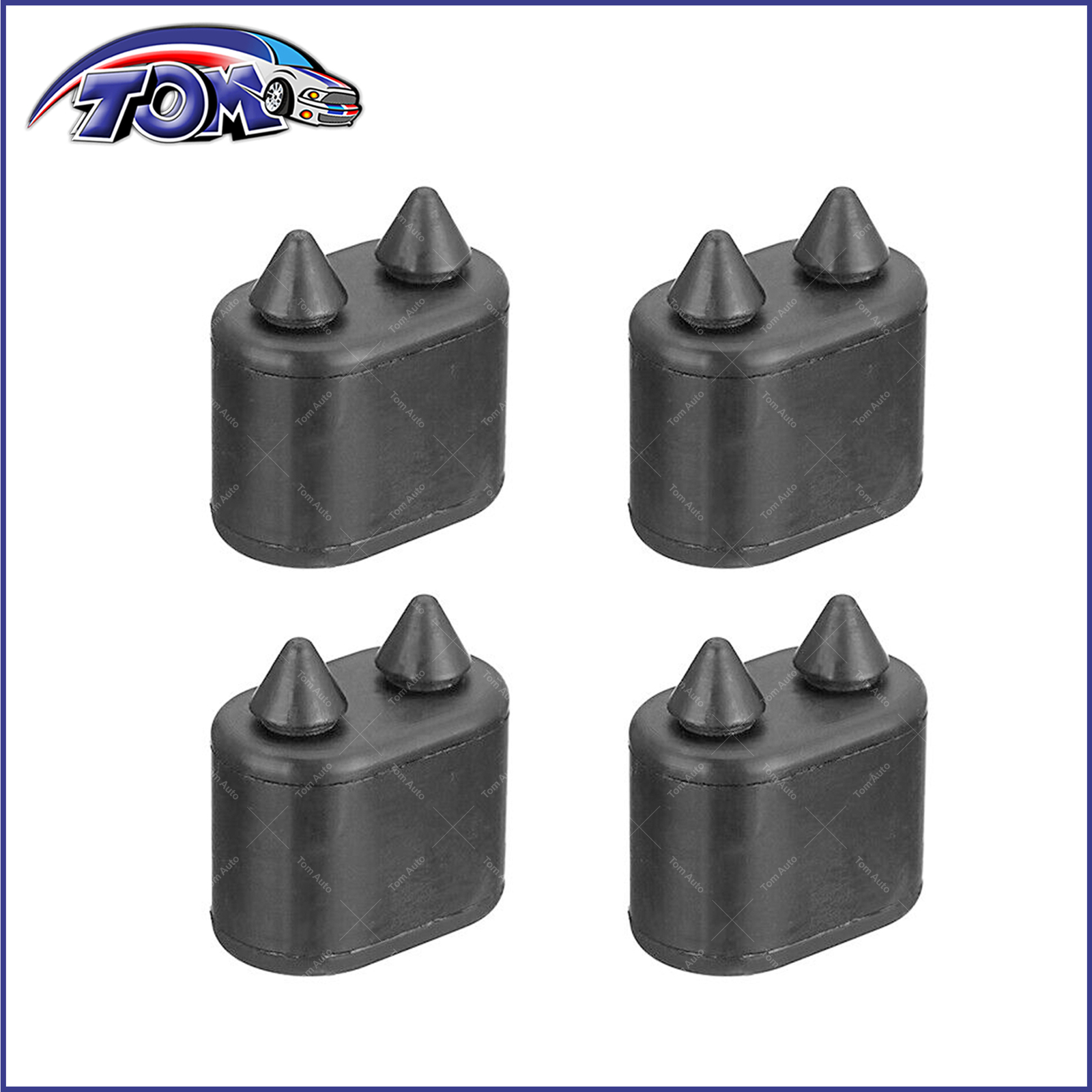 Rubber Stopper Kit & Hood Adjusters stoppers bumpers For 67-79 Camaro ...