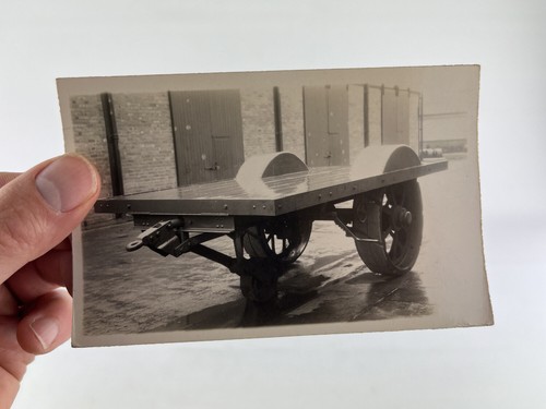 SENTINEL STEAM WAGON/LORRY TRAILER POSTCARD~SHREWSBURY WAGGON WORKS~RP ...