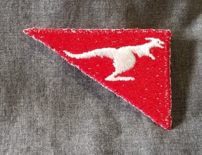 LMH Patch Badge KANGAROO White on Red Triangle Military Insignia Unit 2 ...