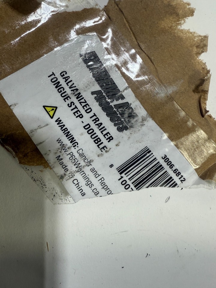 Extreme Max 3006.6812 Galvanized Trailer Tongue Step - Double | eBay
