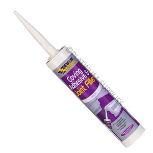 EVERBUILD COVING ADHESIVE WHITE JOINT FILLER 310ML POLYSTYRENE PLASTER ...