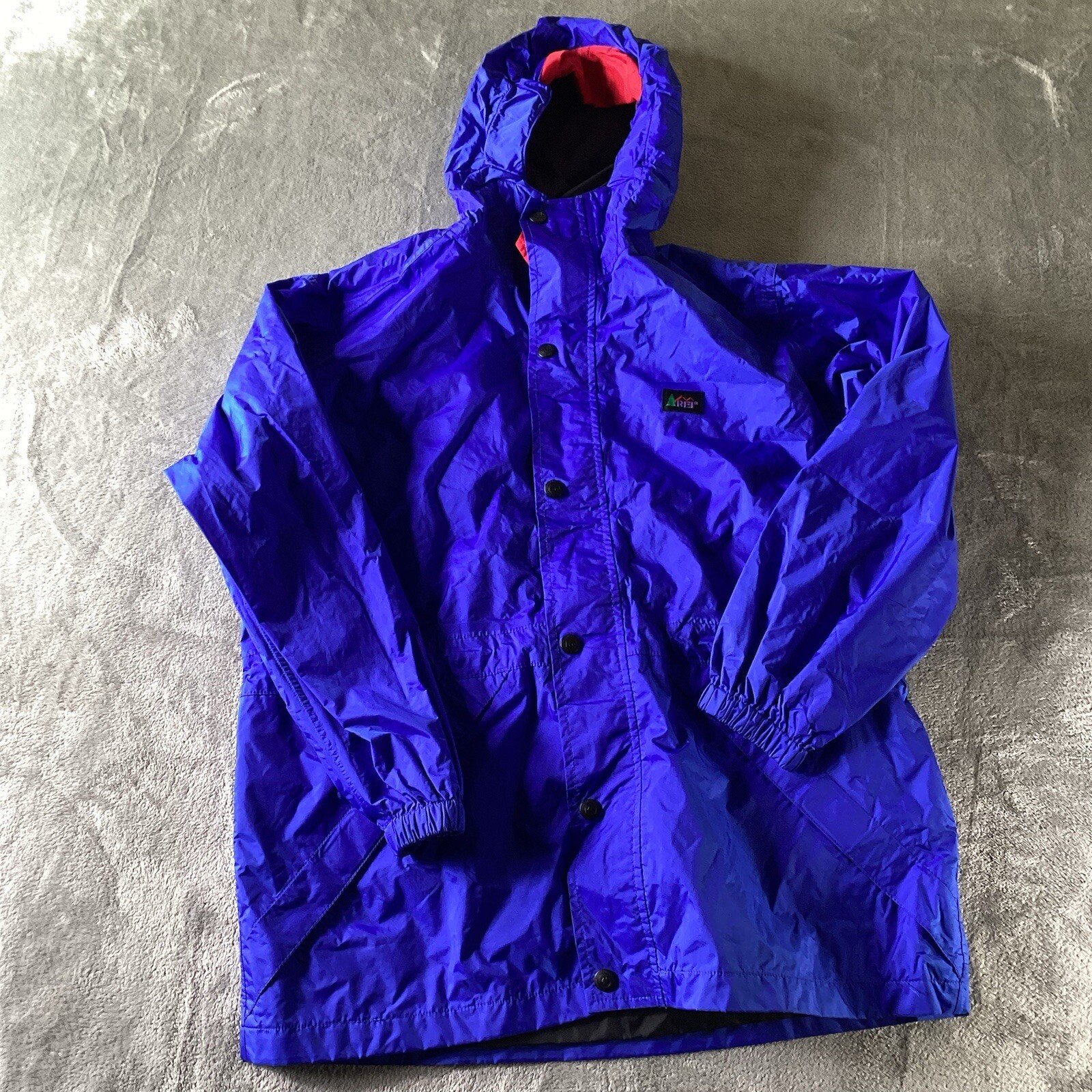 REI Jacket Men’s Large REI Elements Windbreaker Hoode… - Gem