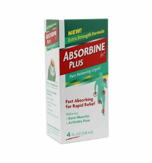 Absorbine Jr Plus Pain Relieving Liquid - 4oz for sale online | eBay