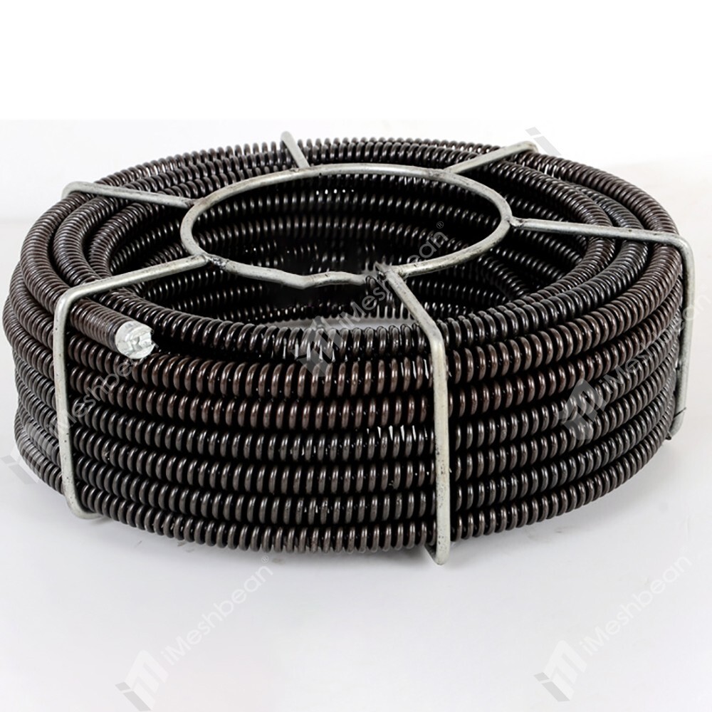 60' x 5/8" Sectional Pipe Drain Cleaning Cable Sewer Cable fits RIDGID ...