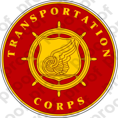 STICKER U S ARMY BRANCH Transportation Corps B NEW | eBay