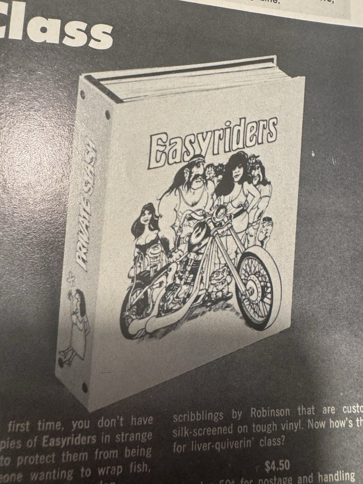 Easyriders Sept 1974 Vintage Motorcycle Magazine David Mann Centerfold ...