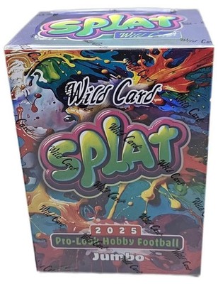 2025 Wild Card Splat Football Hobby Jumbo Factory Sealed Hobby Box | eBay