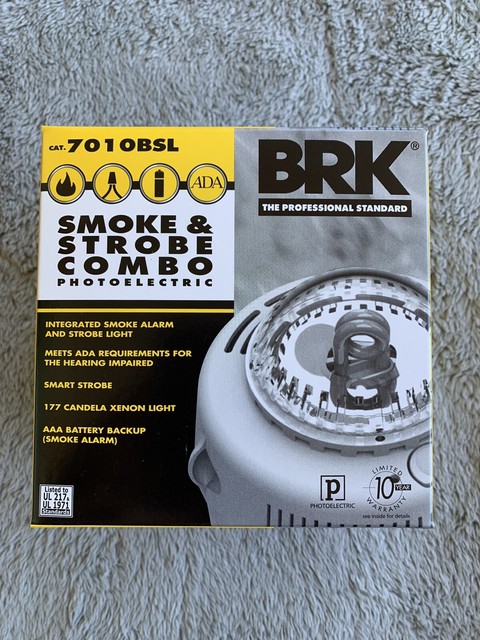 BRK-First Alert 7030BSL Smoke & Carbon Monoxide Alarm with LED Strobe ...