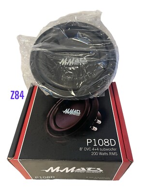 mmats pro audio Subwoofer, 8 Inch 200w RMS 4ohms P108d new free ...