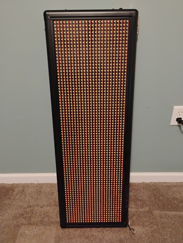 Signtronix LED Indoor Sign LED-40-3-SX With Guru Media Software! 14" x ...