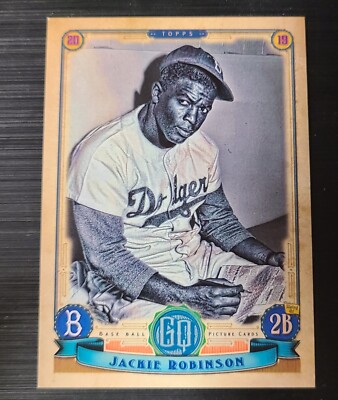 2019 Topps Gypsy Queen Jackie Robinson SP #301 Brooklyn Dodgers | eBay