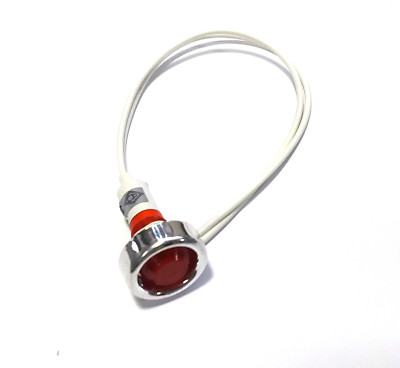 BBT 12 volt Waterproof Red LED Indicator Light in Chrome Bezel | eBay