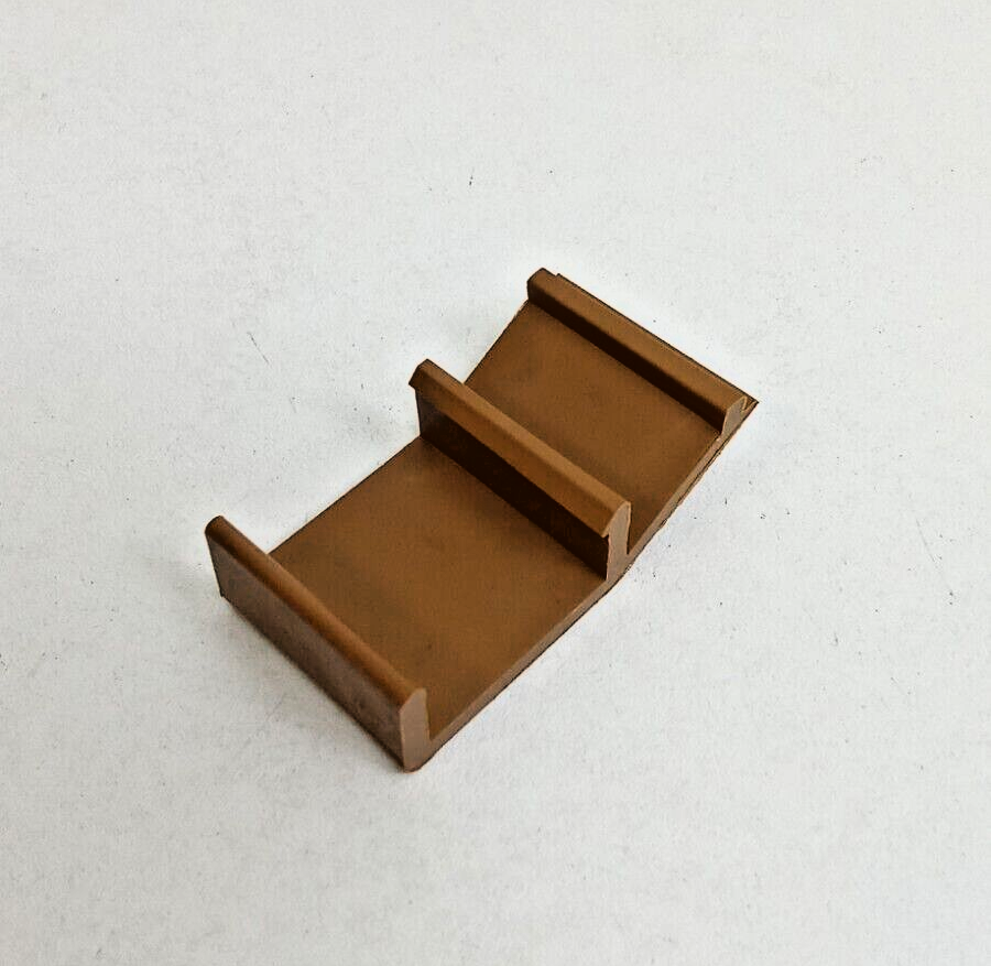 Brown Plastic Run Up Blocks /Guide Blocks /Sash Risers-UPVC Windows ...