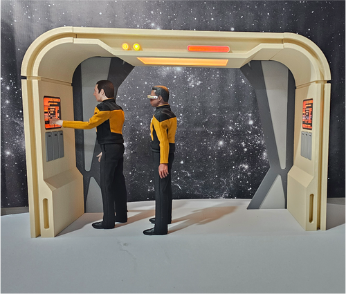 1:6 / Sixth Scale Star Trek TNG Holodeck Arch for EXO-6 / QMx & 12 inch ...