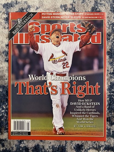 2006 Sports Illustrated Nov 6 World Champions That’s Right Newsstand ...