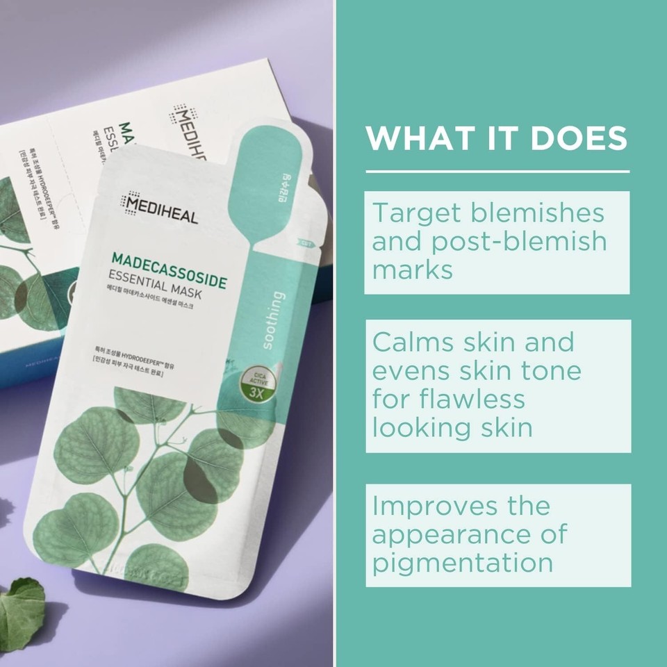 [Mediheal] Madecassoside Essential Mask 10 pcs - Best Korean sheet mask ...