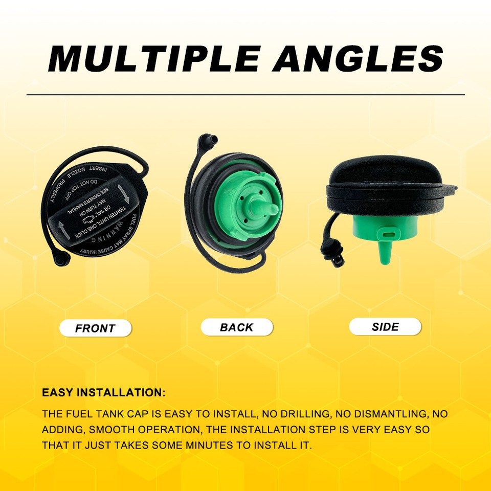 Fuel Tank Gas Filler Cap Cap For 2008-2018 A4 Audi A5 A8 Q5 RS5 S4 S5 ...