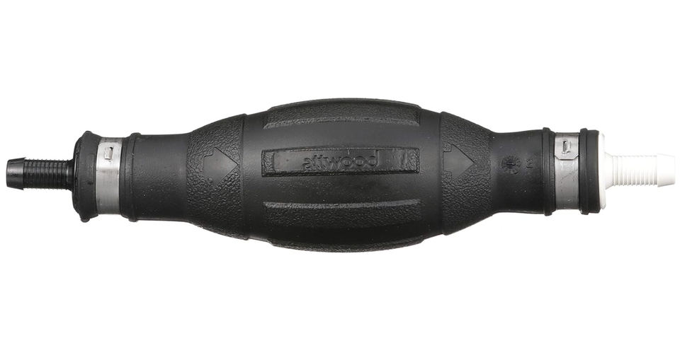 Attwood Fuel Line Primer Bulb 3.8" Outboard Motor Marine Engine Primer ...