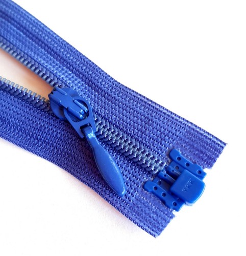 Zip Royal Blue Nylon Size 3 Divisible Disposable YKK 067 Cipzár Молния ...