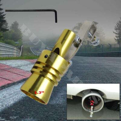 Universal Extra Large Gold Turbo Sound Exhaust Whistle Blow off Valve ...
