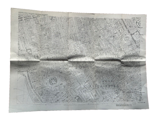 Godfrey Edition Reprint of 1870, Ordnance Survey OS Map of The West End ...