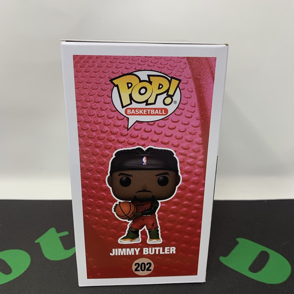 Funko Pop! Miami Heat Jimmy Butler #202 Vinyl Red City Edition Jersey ...