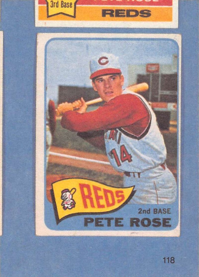 1985 Renata Galasso Pete Rose #118 Pete Rose NM-MT Reds | eBay