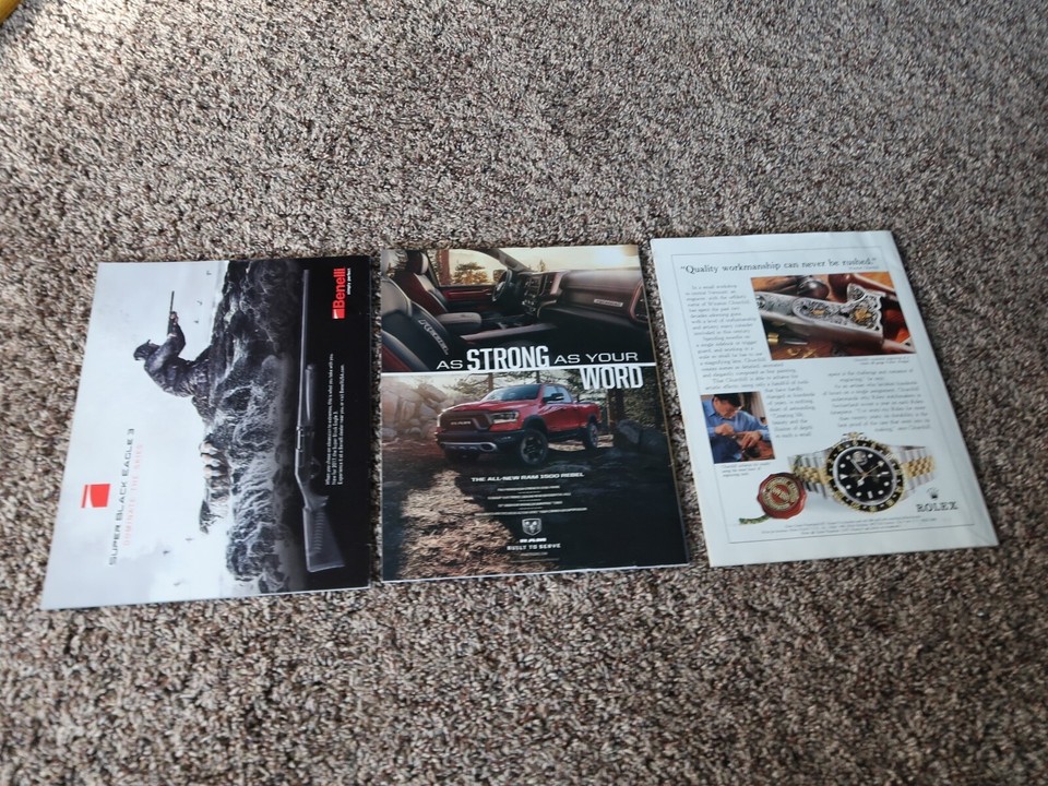 📌 LOT of 3 vintage Ducks Unlimited bird hunting magazines mallards guns ...